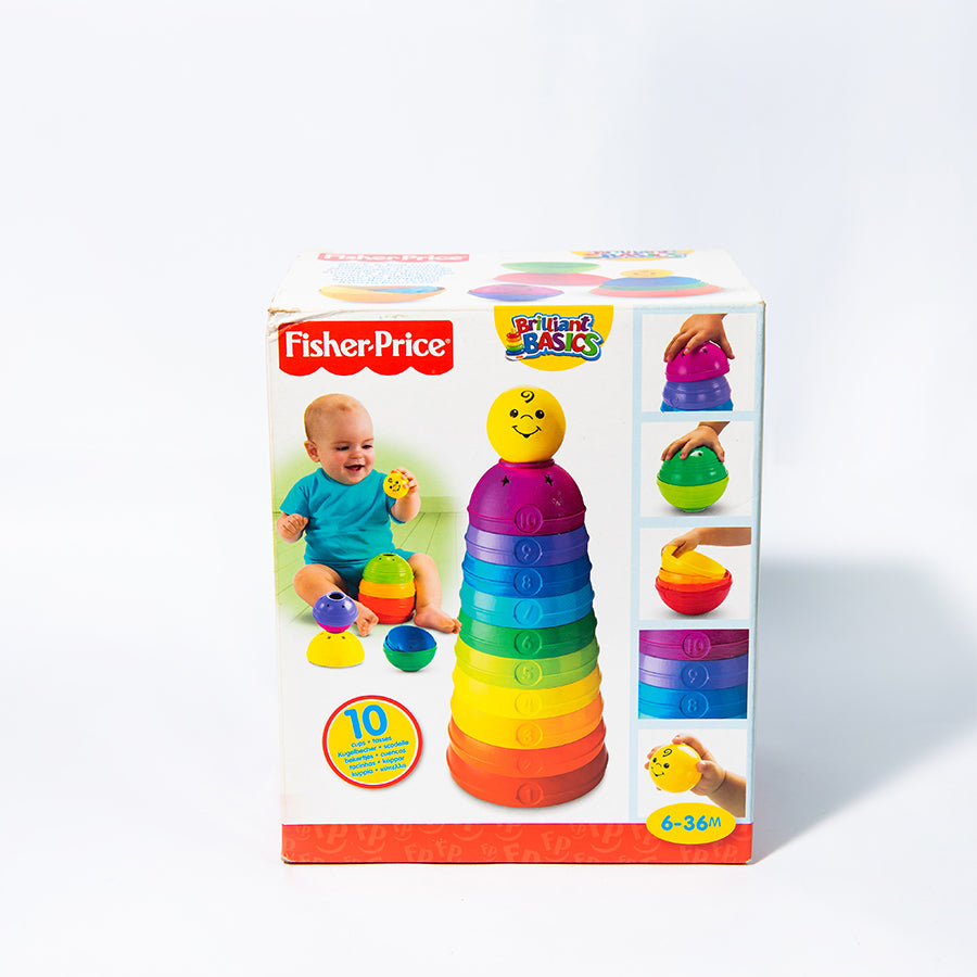 Fisher-Price - Brilliant Basics Stack & Roll Cups