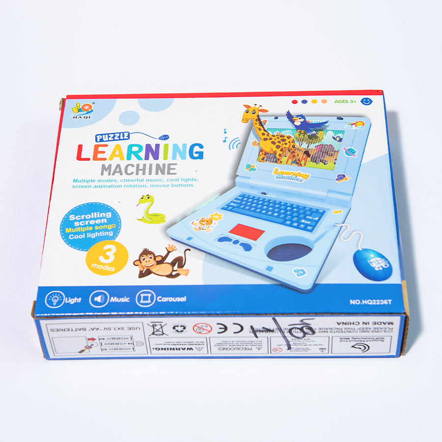 Puzzle Learning Machine laptop